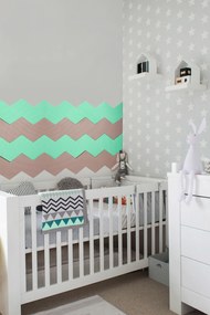 VYLEN Ochrana stěn ZIG ZAG - 85 x 13,6 cm Barva: 72 Krémová