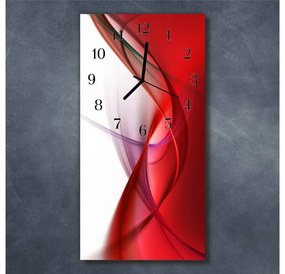 Nástěnné hodiny obrazové na skle - Abstrakt II