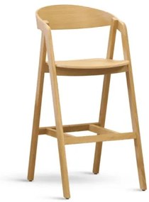 Stima Dřevěná barová židle GURU bar EMPIRE Moření Stima Černý lak
