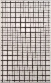 Černá/béžová bavlněná osuška 90x150 cm Grid – Jotex