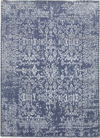 Ručne viazaný kusový koberec Diamond DC-JK 1 Jeans blue / silver, 180x275, modrá, chodba / predsieň, Diamond Carpets India