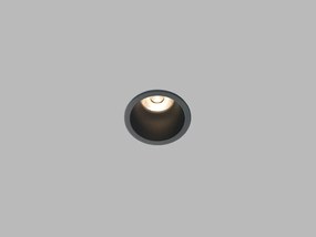 Led2 Zápustné LED svítidlo RAY M ø 7,5 cm Barva: Černá, Stmívání, řízení: DALI/PUSH