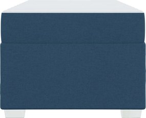 Rám postele s matrací Modrá 100 x 200 cm textil 3399172