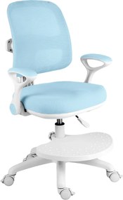 Dětská rostoucí židle Neoseat JUNI 020 — látka, pratelný potah, modrá