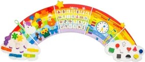 2KIDS TOYS Activity board Duha s mráčky / od 3 let / textilní senzoric