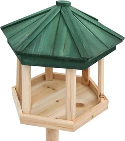 Stojanové krmítko pro ptáky masivní jedle 33 x 110 cm 314817
