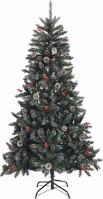 Umělý vánoční stromeček Zelená 180 cm PVC, plast a ocel 3395886