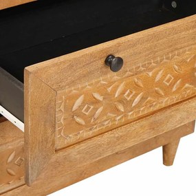 Servírovací skříň 2 ks 120 x 33,5 x 75 cm Hnědá 3310064