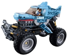 Sluban Power Bricks Natahovací Off-road Modrý Žralok