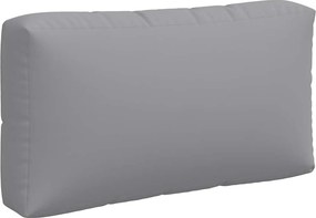 Podušky na palety 3 ks šedé textil 314660