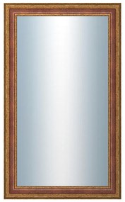DANTIK - Zarámované zrcadlo - rozměr s rámem cca 60x100 cm z lišty HRAD červená (3006)