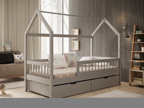 ADRK Furniture Postel Domek Galicja s matrací CH-GAL-G-200-M
