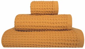 Vaflový ručník Sorema Favo 420 gsm Pale Gold (oranžová)