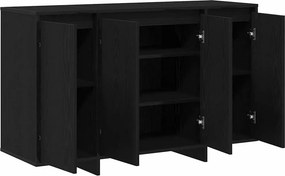 Servírovací skříň Černý dub 120 x 41 x 75 cm Kompozitní dřevo 3333905