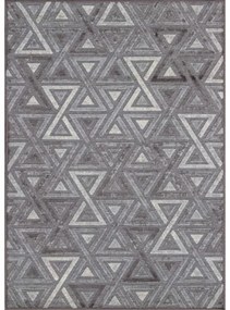 Vopi | Kusový koberec Ragusa 2503 58 stříbrnočerný - 100 x 140 cm
