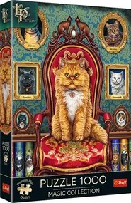 Trefl - Puzzle - Premium Plus Magic Collection: Kočkománie / 1000 dílk