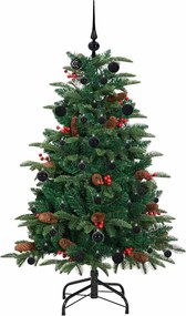 Umělý vánoční stromeček Zelená 150 cm PVC, kov a plast 3395542