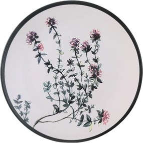 Sada 6 kameninových mělkých talířů Herbal 25 cm