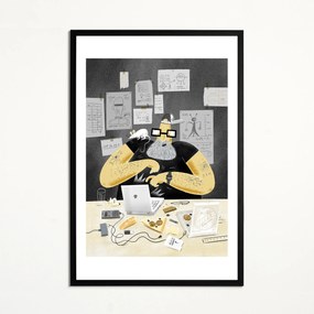 Milan Starý | Ajťák Rám: Bez rámu, Velikost: 70 x 50 cm