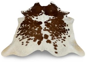 Koberec kusový hovězí kůže 3,4 m2, hnědobílá 30 Hnědobílé 3,0 - 3,9 m2