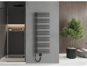 Mexen Neptun, elektrické topné těleso 1400 x 500 mm, 600 W, antracitová, W101-1400-500-2600-66
