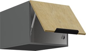 CREMONA ac | horní skříňka 40 NAGU-36 1F výklopná | 40 cm | HLUBOKÁ | antracit/cremona