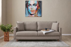 Atelier del Sofa 3-místná pohovka Eva - Cream, Krémová