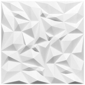 Obklad 3D XPS extrudovaný polystyren Krystal bílý samet
