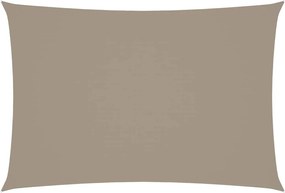 Stínící plachta oxfordská látka obdélníková 2,5 x 4,5 m taupe 135428