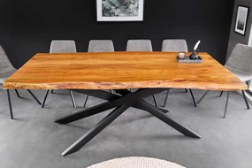 Designový jídelní stůl Massive 200 cm akácie, deska 60mm
