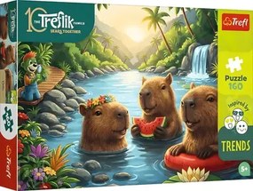 TREFL Puzzle Treflíci Inspired By Trends: Kapybary / 160 dílků / 41 x