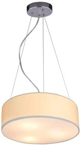 Béžový závěsný lustr Kioto pro žárovku 3x E27 - Candellux
