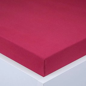 Napínací prostěradlo jersey EXCLUSIVE vínové 180 x 200 cm