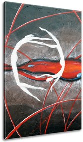 Gario Ručně malovaný obraz Tajemný tanec postav Rozměry: 70 x 100 cm
