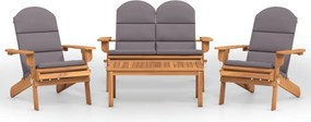 4dílná sada zahradního nábytku Adirondack masivní akácie 3152132