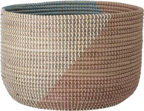 Bloomingville Koš - Seegrass MultiColor, multi barva, přírodní barva, proutí