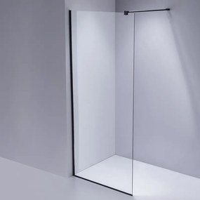 BPS-koupelny Sprchová zástěna Walk-in HYD-WI07 120 černá - bez vaničky