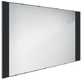 Nimco Zrcadla - Zrcadlo s LED osvětlením, 1000x600 mm, hliník/černá ZPC 41004-90
