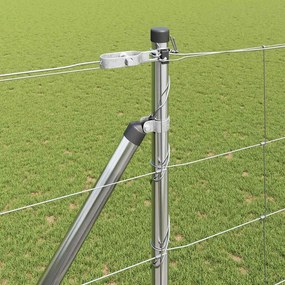 Svařované drátěné ploty s hroty 25 x 1,6 m Pozinkovaná ocel 3351442