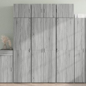 Úzká úložná šedá sonoma 70x42,5x225 cm kompozitní dřevo 3281327