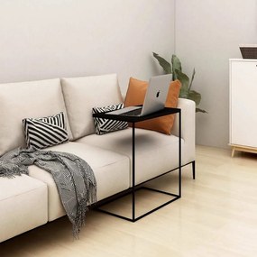 vidaXL Odkládací stolek 55 x 35 x 66 cm kompozitní dřevo [343095] Barva: Černá