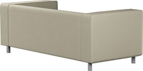 Potah na pohovku IKEA  Klippan 2-místná barva béžová látka pletený vzor