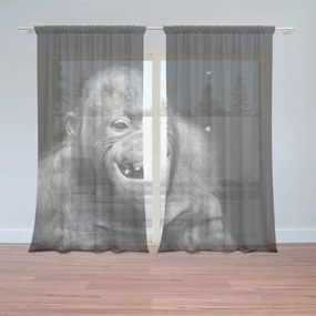 Sablio Záclony Orangutan: 2ks 150x250cm