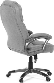 Kancelářské křeslo KA-C715 GREY2, houpací mechanismus, šedá látka (65 x 73) cm