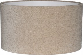 Stínidlo pro závěsnou stojací lampu Válec 35/20 cm E27 Slámově béžová Boucle Venosa