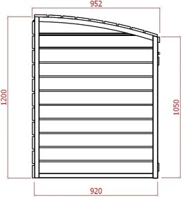 LANIT PLAST, s.r.o. zahradní úložný box LANITPLAST S752 LG2397