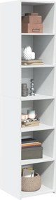 Skříň highboard bílá 40 x 41 x 185 cm kompozitní dřevo 3281666