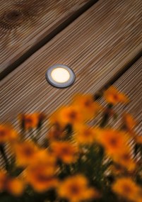 P 94726 LED zemní svítidlo zlaté světlo neláká hmyz IP67 kruhové 50mm 2200K 2,2W 230V hliník umělá hmota/kov - PAULMANN