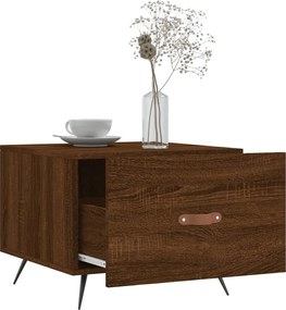 vidaXL Konferenční stolky 2 ks 50 x 50 x 40 cm kompozitní dřevo [829347] Barva: hnědý dub