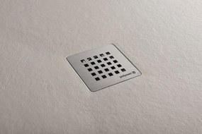 Polysan Polysan, TRENECA sprchová vanička z litého mramoru s možností úpravy rozměru 100x100cm, béžová matná, 84301.81